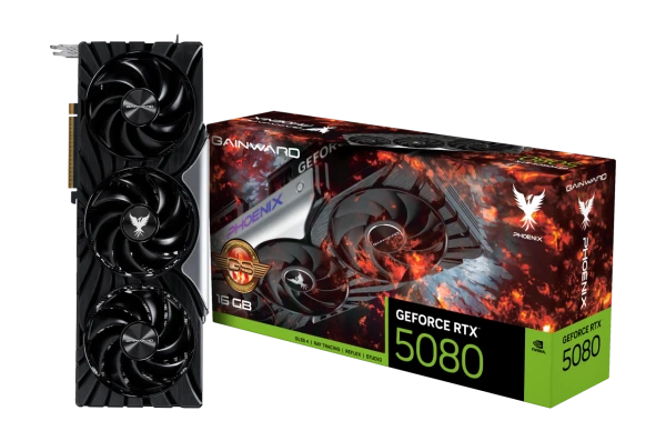 SVGA Gainward RTX 5080 Phoenix GS 16GB GDDR7 256bit, NE75080S19T2-GB2031X