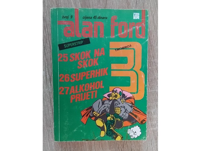 Alan Ford Trobroj Broj 9 Vjesnik