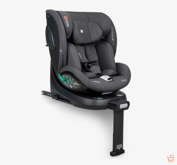 Kikka Boo i-Twist i-Size Isofix auto sedište za decu 40-150cm Dark grey