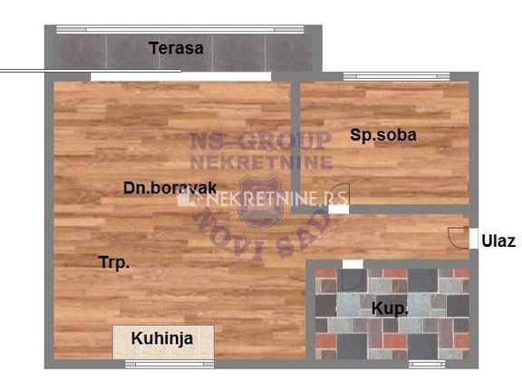 Jednoiposoban stan u izgradnji 32m2 - Adice