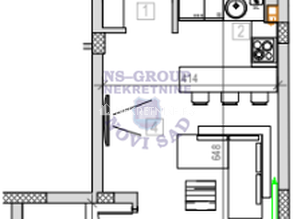 ~ 45m2 na Podbari sa PDV-om ~
