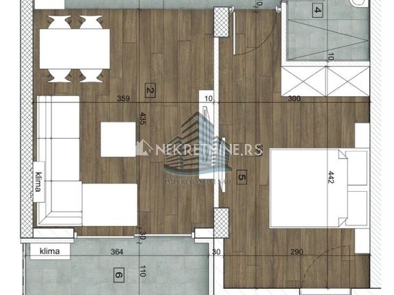45m² – 118.000€ Bulevar P. Pavla 12955