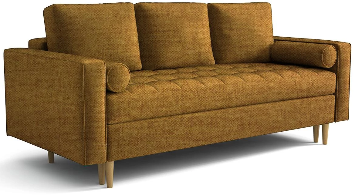 Sofa Monza Viva 9 trosed sa ležajem 226x102x101 cm oker reverzibilan