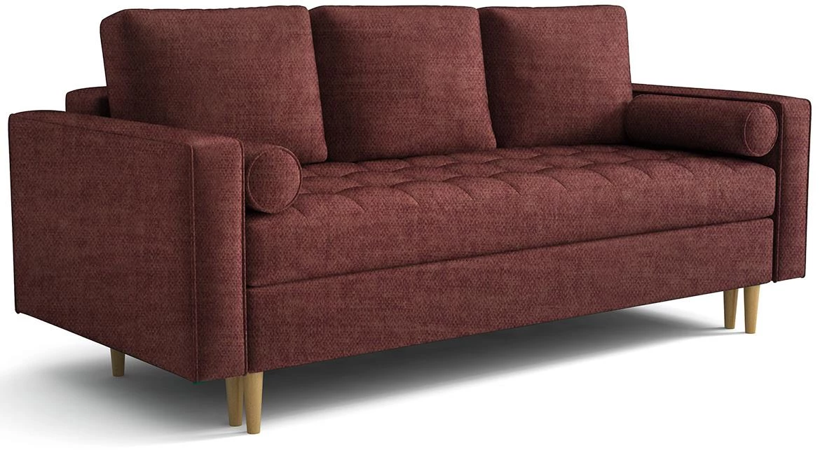 Sofa Monza Viva 8 trosed sa ležajem 226x102x101 cm crvena reverzibilan