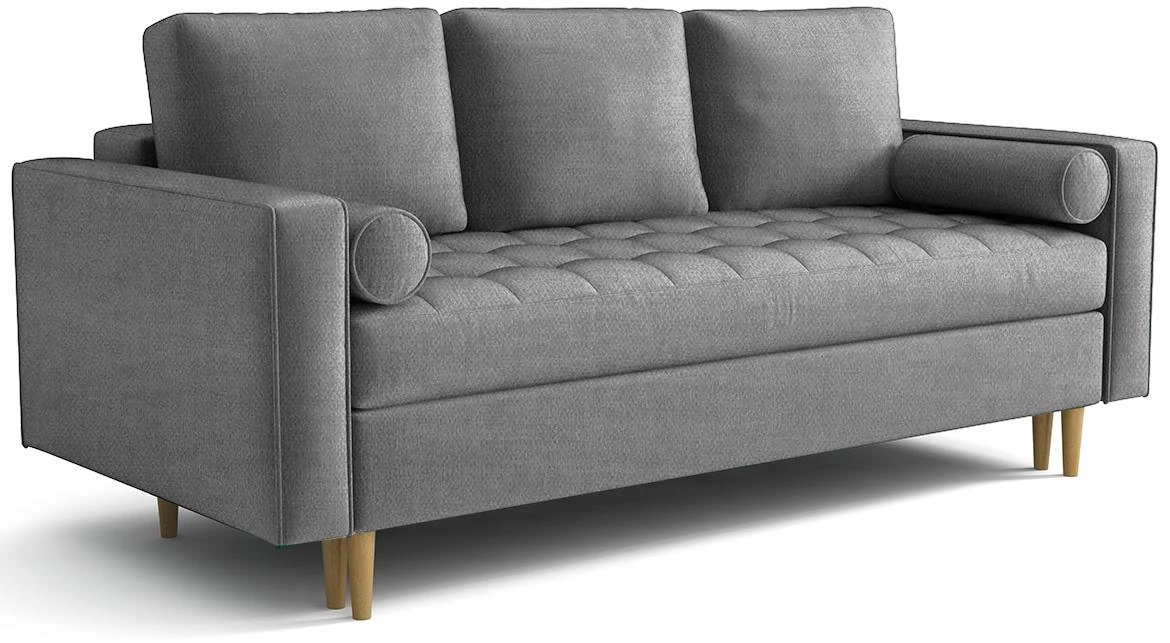 Sofa Monza Viva 14 trosed sa ležajem 226x102x101 cm siva reverzibilan