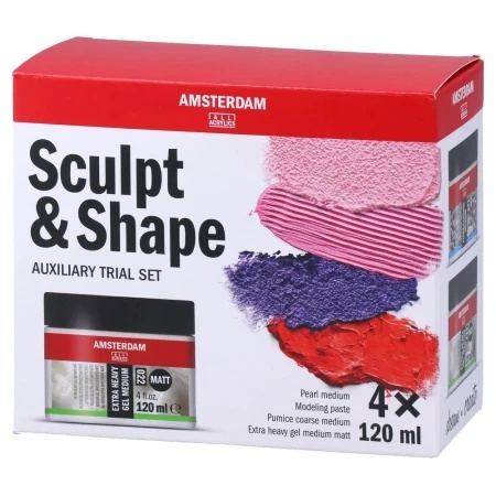Amsterdam medijum set sculpt and shape 4x120ml ( 683045 )