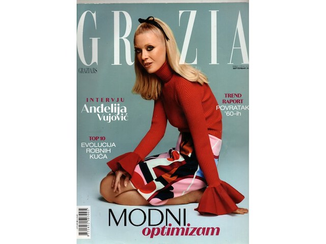 Grazia Septembar 2021 Andjelija Vujovic
