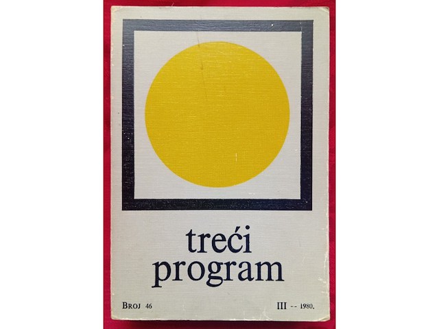 Treći program Radio Beograda. Broj 46. (1980)