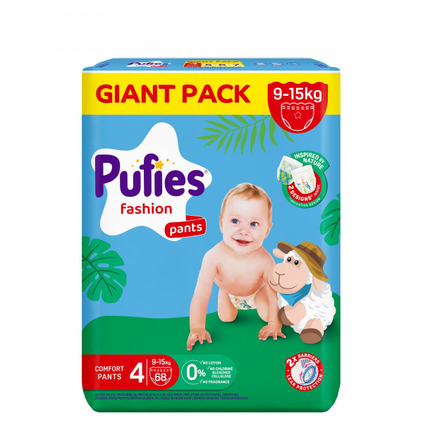 Pufies pelene pants GP 4 maxi 9-15kg 68kom