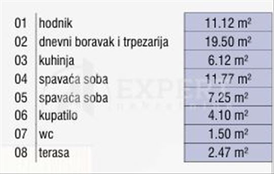 Novogradnja u Blizini Palilulske pijace, 63.83 m2