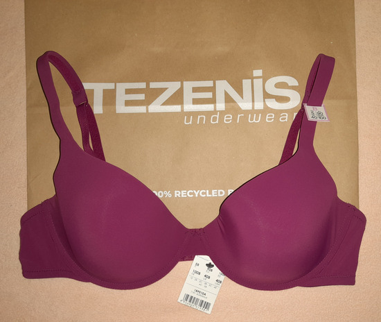 Tezenis bordo microfiber brus 90B/85C NOVO!%