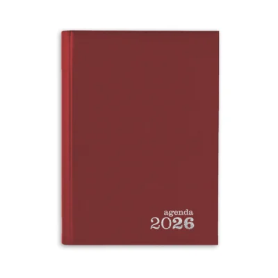 Agenda 2026 - Daily, Classic, Red, 14.7x21 cm