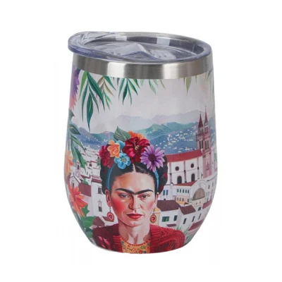Termo šolja - Frida Kahlo, Mexican Art, Red, 330 ml
