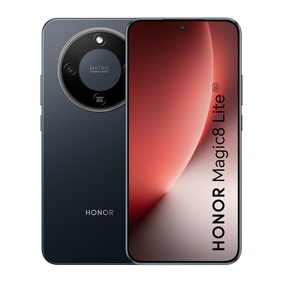 Mobilni telefon Honor MAGIC 8 LITE, Crna, 5G, DS, 6.79'', 8/256 GB, 108+5/16 MP, Snapdragon 6 Gen 4, Adreno 810