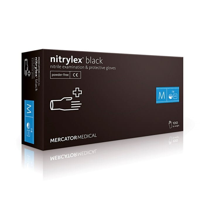 NITRYLEX BLACK crne nitrilne bez pudera 1/100
