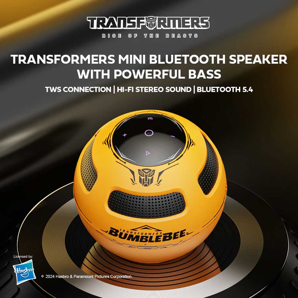 Transformers Portable Speaker TF-Y17 Yellow