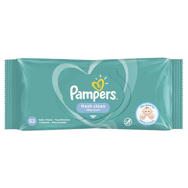 Pampers vlažne maramice Fresh Clean, 52 komada
