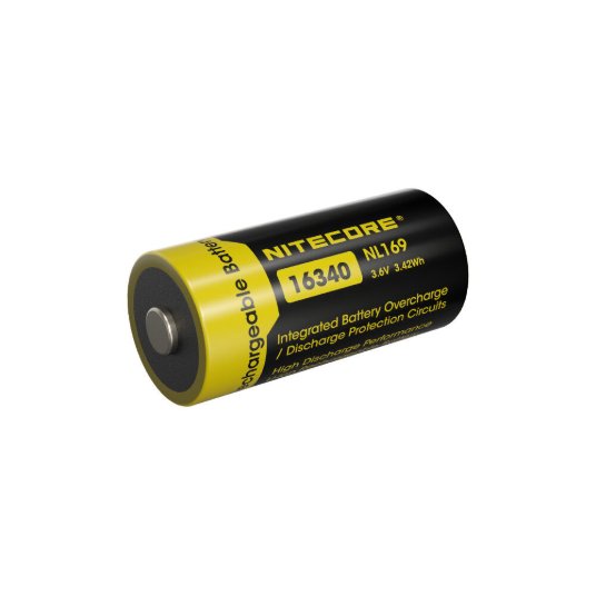 Nitecore baterija 16340 Li-ion RCR123A 950mAh