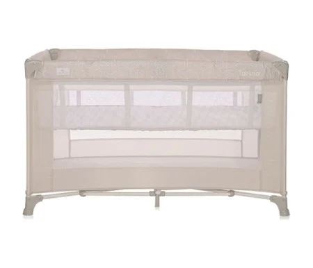 Lorelli prenosivi krevet torino 2 nivoa - fog striped elements ( 10080462212 )