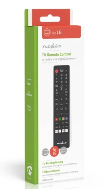 Nedis TVRC45LGBK Univerzalni daljinski upravljac za LG, Amazon Prime/Disney/Netflix/Rakuten TV