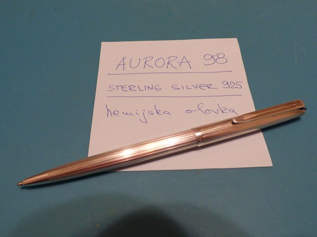 AURORA  98 -posrebrena hemijska olovka iz 60-tih godina