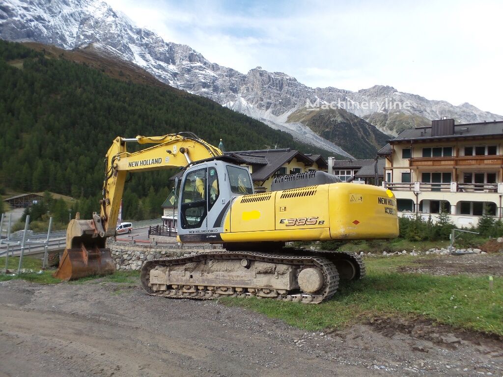 New Holland E 385 B bager guseničar