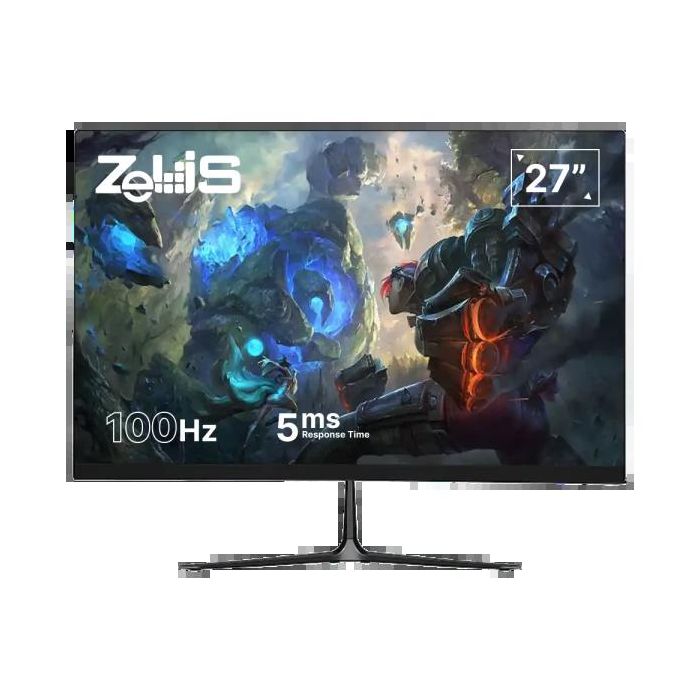 Monitor 27 Zeus ZUS2700IPS 1920x1080/Full HD/IPS/100Hz/HDMI/VGA/Frameless