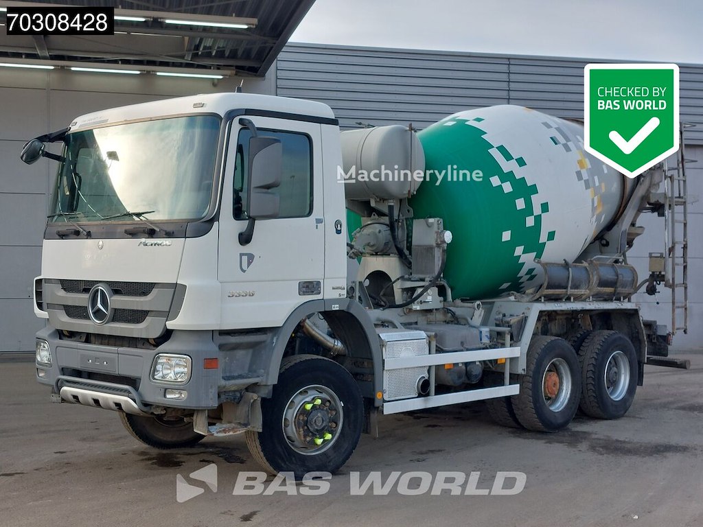 Mercedes-Benz Actros 3336 Actros 6X6 Full Steel Stetter Mixer Euro 5 kamion s mešalicom za beton