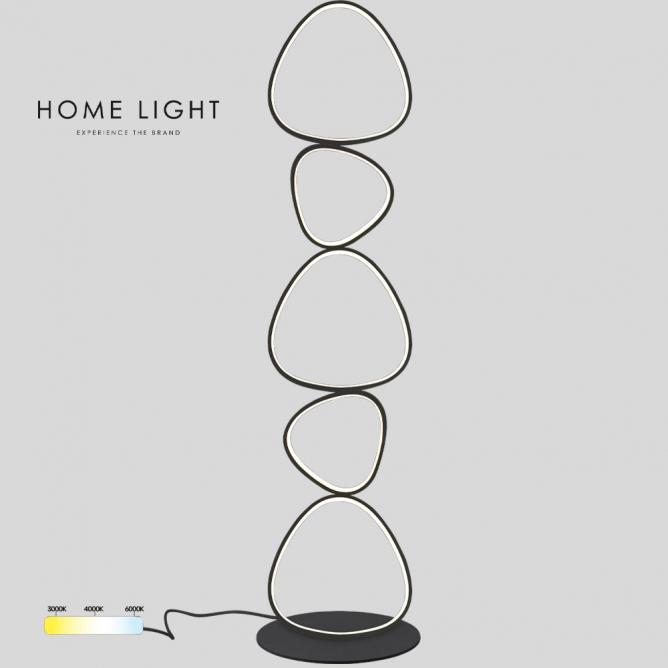 1 SOLEA 23 PODNA LAMPA 48W 3000/4000/6000K CRNA 202394