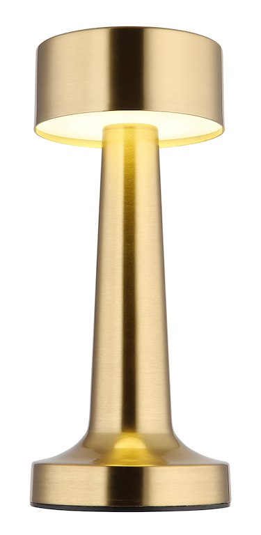 ANGELIKA – STONA LAMPA – METALNA, MAT BOJE MESINGA – PLASTIČNA, OPAL – 58463M
