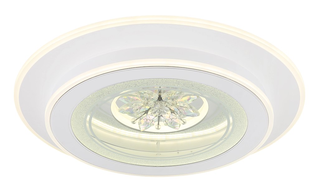 BLUMA – PLAFONSKA LAMPA – METALNA BELA – PLASTIČNA OPAL – 48035-36