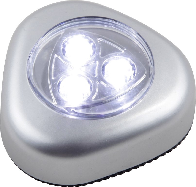 FLASHLIGHT – LAMPA ZA PUNJENJE – PLASTIČNA SREBRNA METALIK – PLASTIČNA PROVIDNA – 31909 – 31909