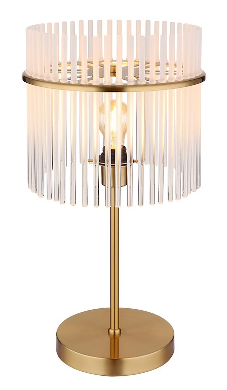 GORLEY – Stona lampa – metalna zlatna boja mat – staklene šipke opal – 15698T1M