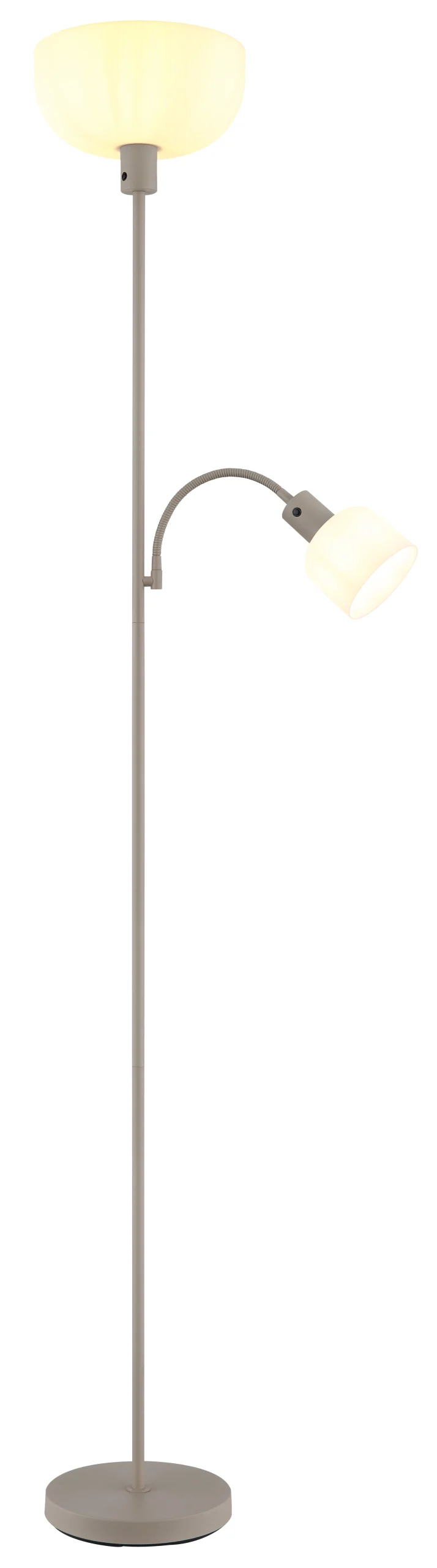 HINTON – Podna lampa – metalna mat boje peska – plastična opal – 59947S
