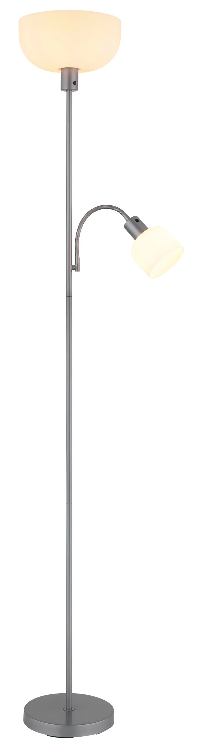 HINTON – PODNA LAMPA – METALNA SREBRNA MAT – SATINIRANA PLASTIKA – 59947