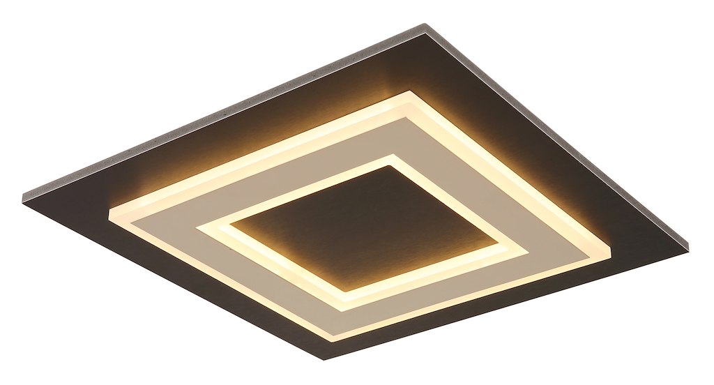 JAYDEN – Plafonska lampa – metal crni mat – MDF tamnosmeđi brušeni – 48033A-24