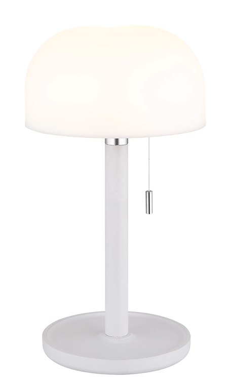 NORMAN – STONA LAMPA – BAMBUS BELA MAT – PLASTIČNI OPAL – 21016W