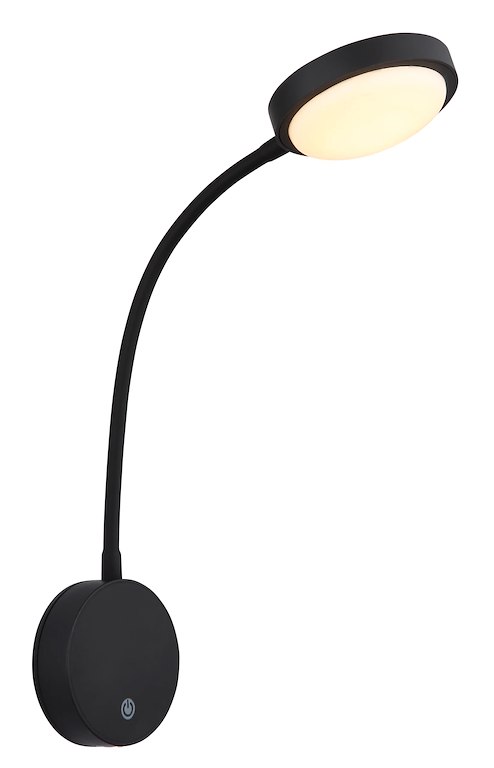 PEGASI – ZIDNA LAMPA – METAL CRNA MAT – PLASTIKA CRNA MAT – 24103VA
