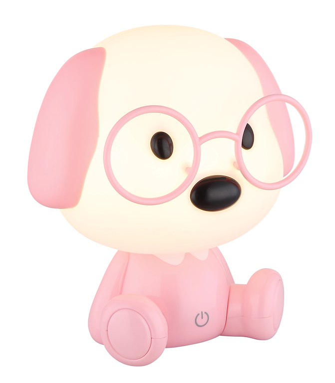 PUPPY – Stona lampa – plastična roze mat – 21761P
