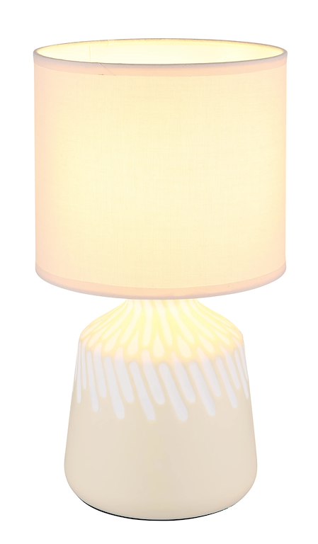 RELA – STONA LAMPA – KERAMIKA BOJE KARI – TEKSTIL BOJE KARI – 21733CU