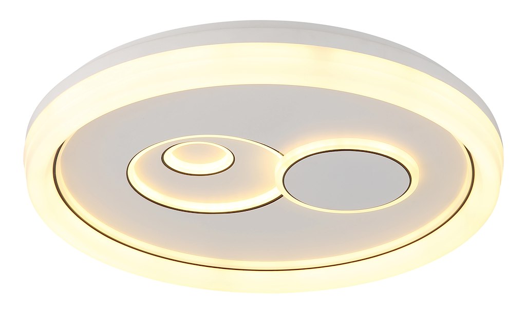 RUIZ I – Plafonska lampa – metalna bela mat – akril opal – 48470
