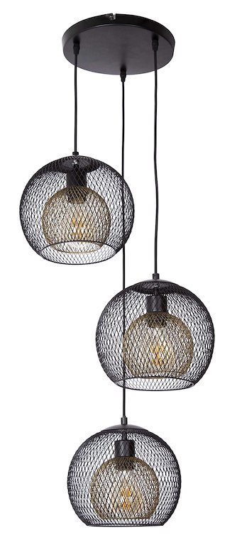SELINA – VISEĆA LAMPA – METAL CRNA – METAL CRNA – 30260308X