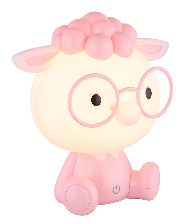 SHEEPY – Stona lampa – plastična roze mat – 21760P