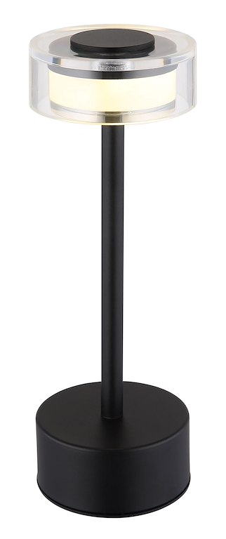 SHIRA – STONA LAMPA – METAL CRNA MAT – AKRIL PROVIDNA – 21026S