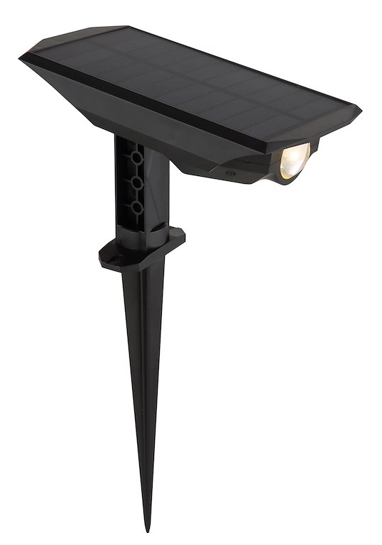 SOLARLEUCHTE KUNSTSTOFF SCHWARZ MATT, 1XLED – SOLARNA LAMPA – PLASTIKA CRNA MAT – PLASTIKA PROVIDNA – 36021