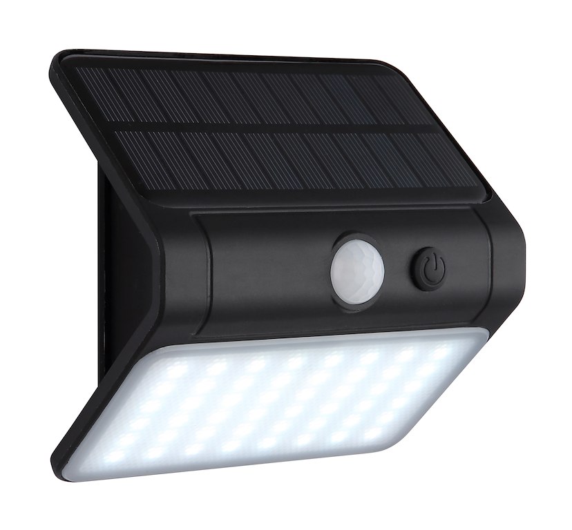 SOLARLEUCHTE KUNSTSTOFF SCHWARZ MATT, 1XLED – SOLARNA LAMPA – PLASTIKA CRNA MAT – PLASTIKA SATINIRANA – 36503