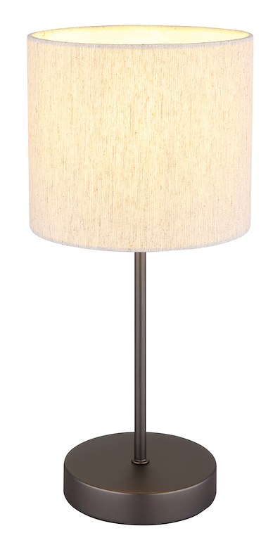 THEA – STONA LAMPA – METALNA MAT BOJA ORUŽJA – KREM BOJE LANA – 51540108