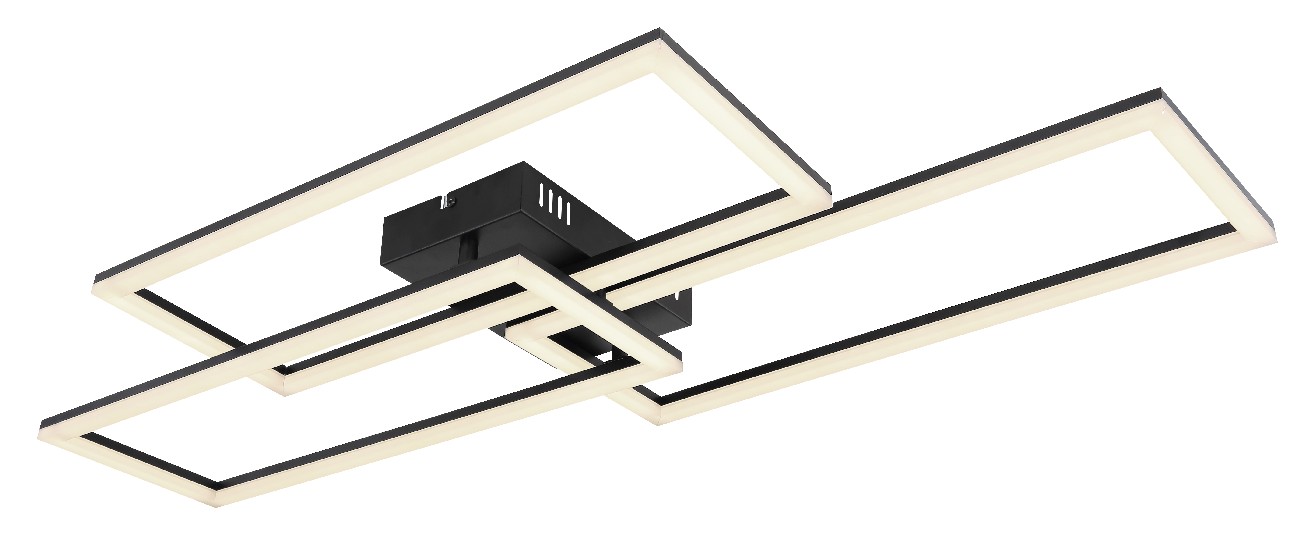 TINY – PLAFONSKA LAMPA – METAL CRNA MAT – PLASTIKA OPAL – 67247-58 – 67247-58