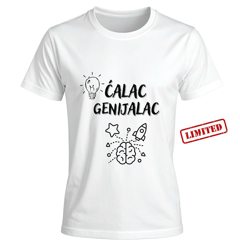 Ćalac genijalac – muška majica