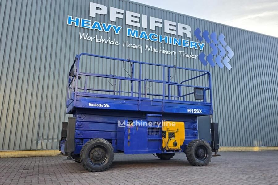 Haulotte H15SX Diesel, 4x4 Drive, 15 Working Height, 500kg makazasta platforma